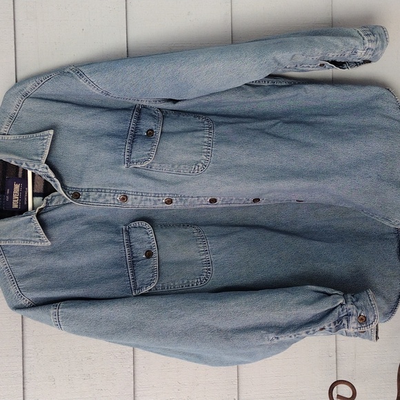 Wolverine | Jackets & Coats | Vintage Wolverine Denim Shirtjacket ...